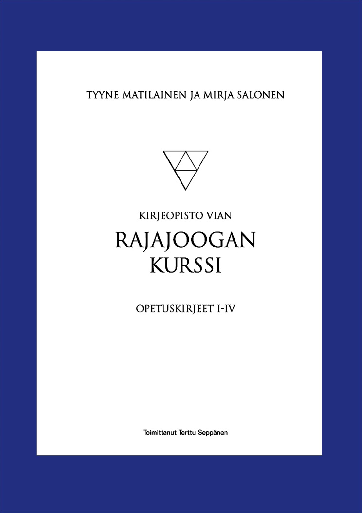 Tilaa rajajoogan aloituskirja!